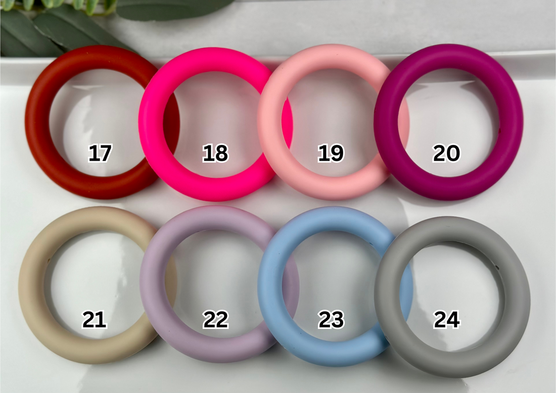 *65mm Silicone Ring With Holes for Beading – The Silicone Bead Store LLC