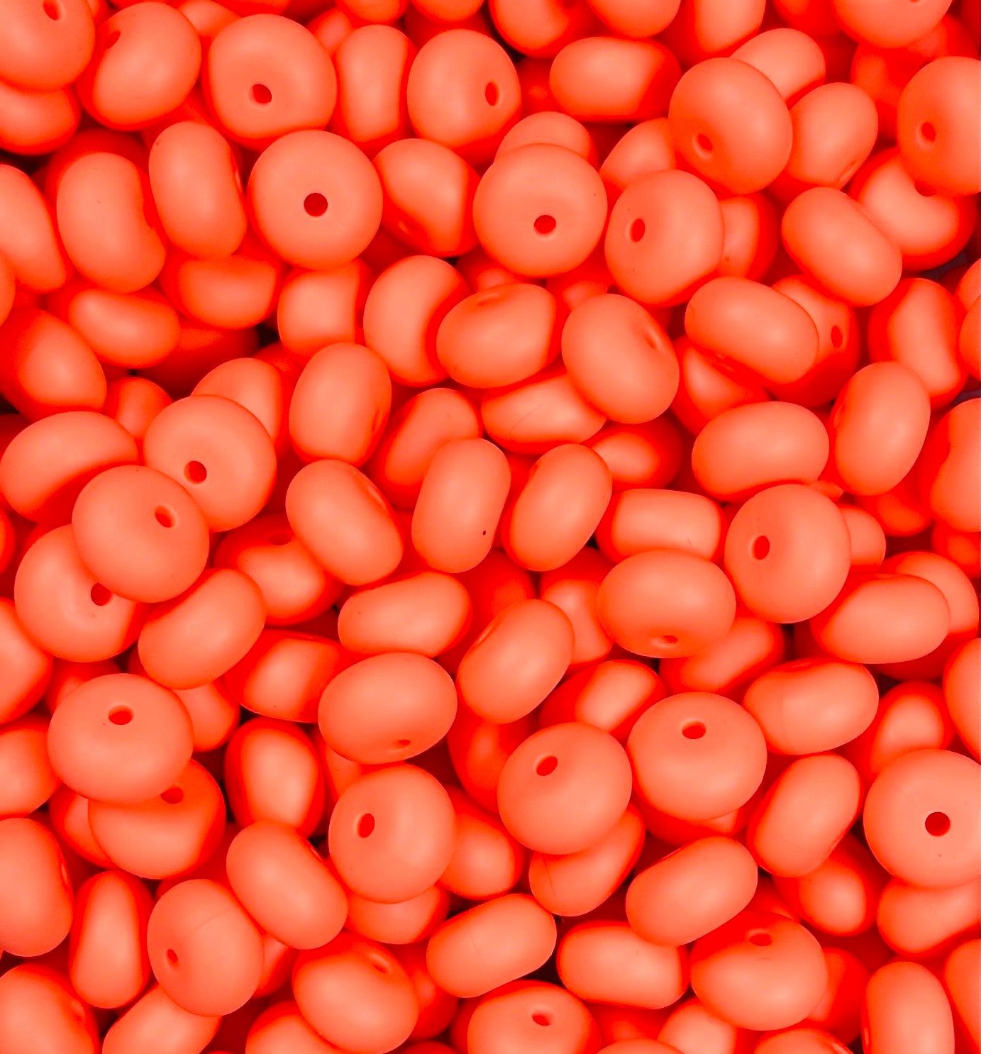 14mm ABACUS Solid Starfish Coral Silicone Beads – The Silicone Bead ...