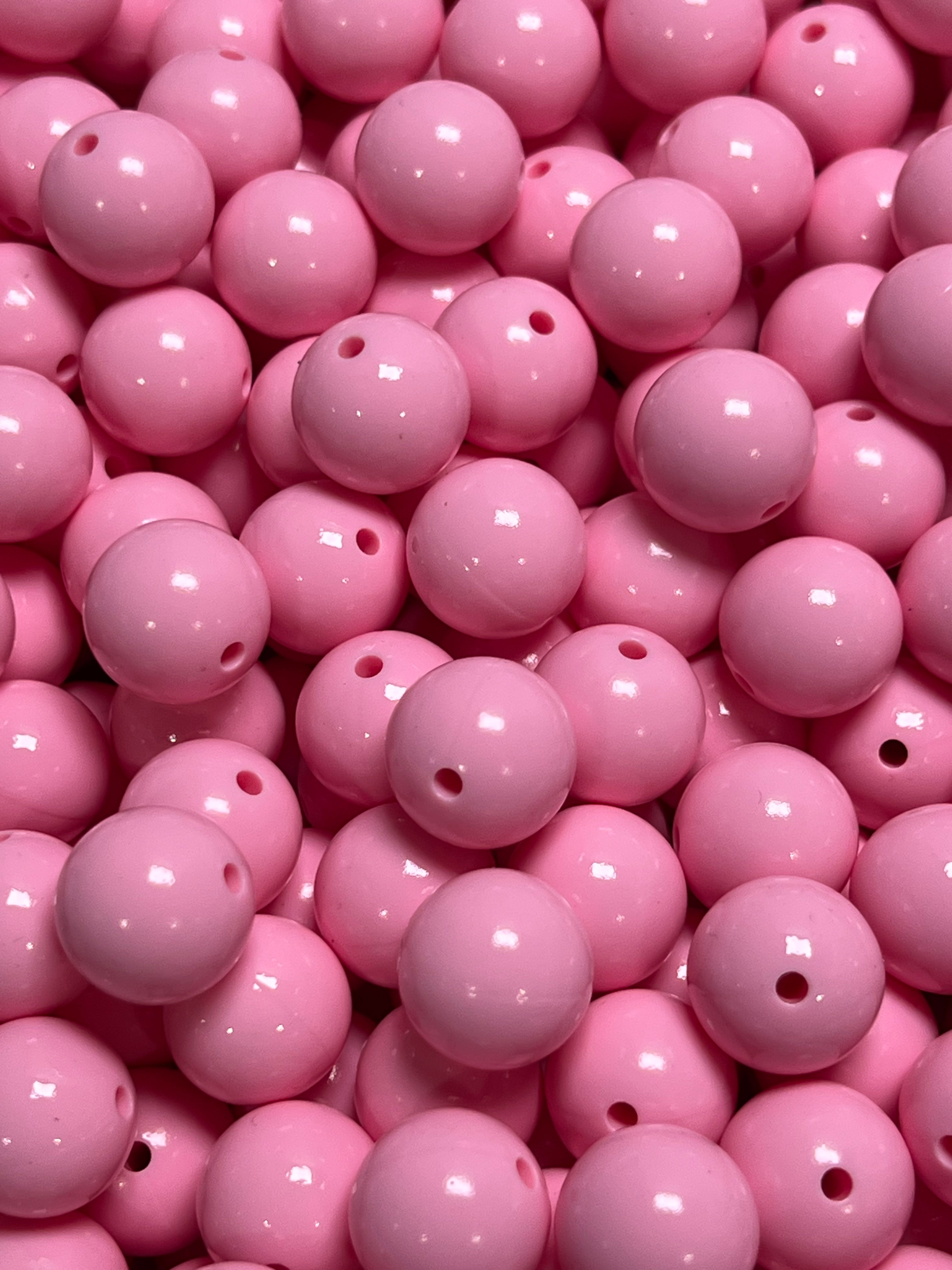 15mm Liquid Sweet Pink Round Silicone Beads – The Silicone Bead Store LLC